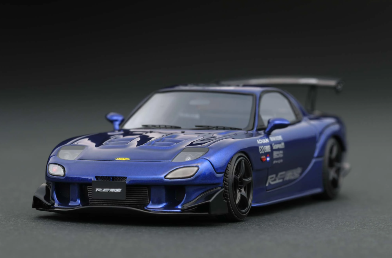 Mazda FEED RX-7 Ignition Model 1:18 (FD3S) (Blue)