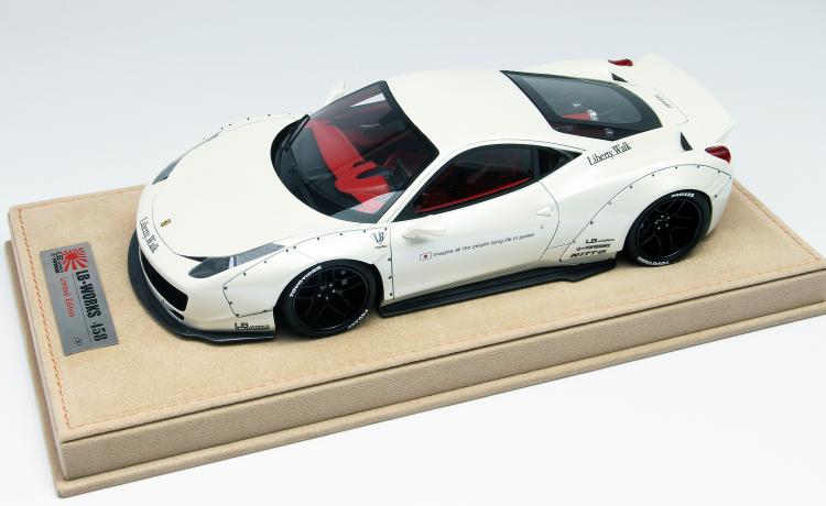 Ferrari LB 458 LBWK 1:18 ( White ) -
