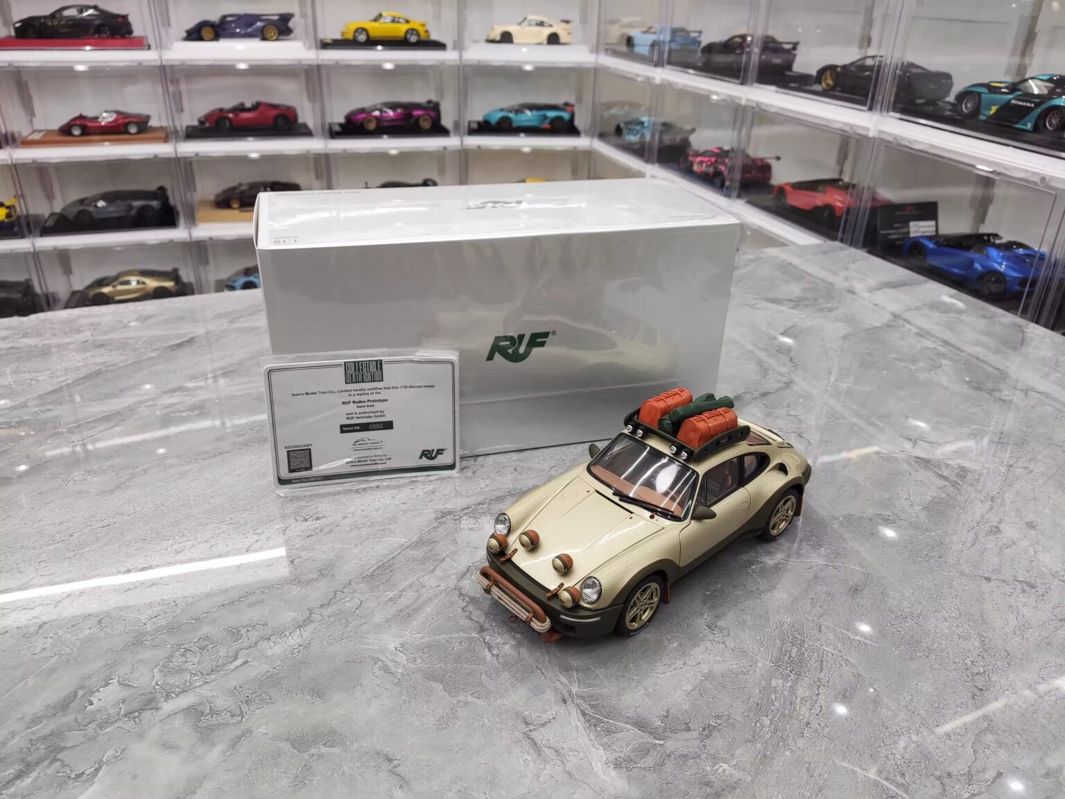 Porsche 911 RUF Rodeo 1:18 Almost Real (Yellow)